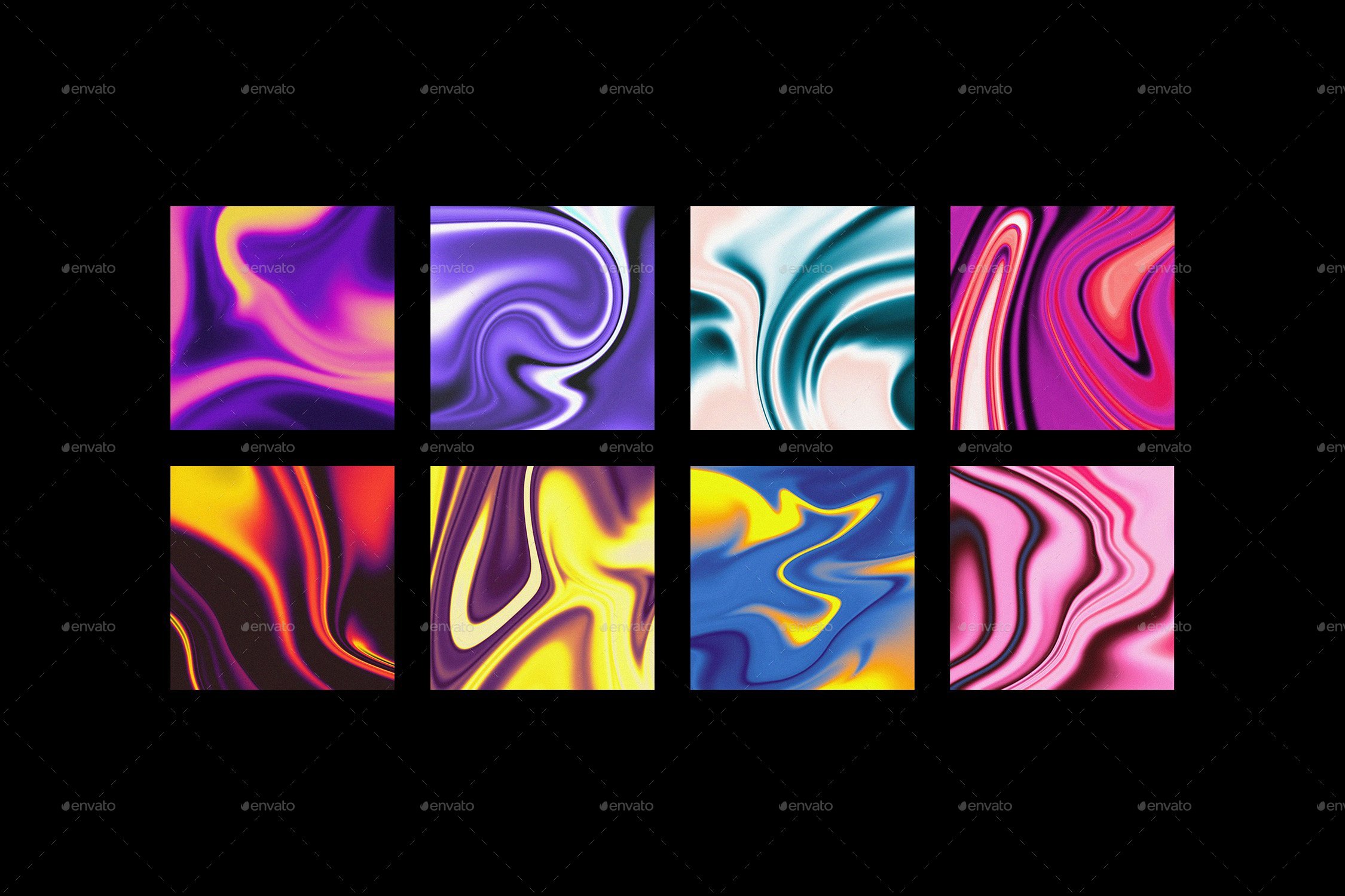 Iridescence: Liquid Textures Kit, Textures | GraphicRiver